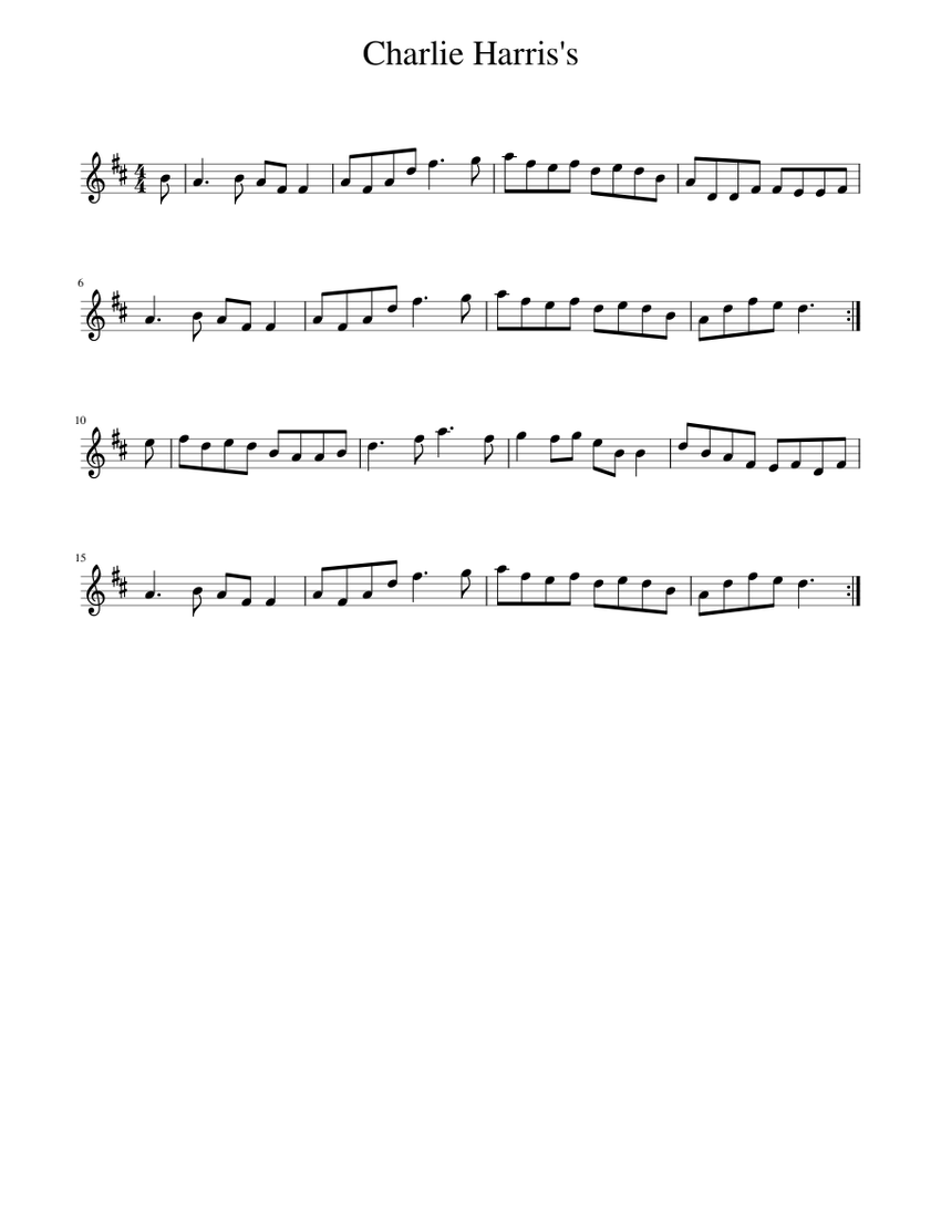 Charlie Harris's Sheet music for Piano (Solo) | Musescore.com