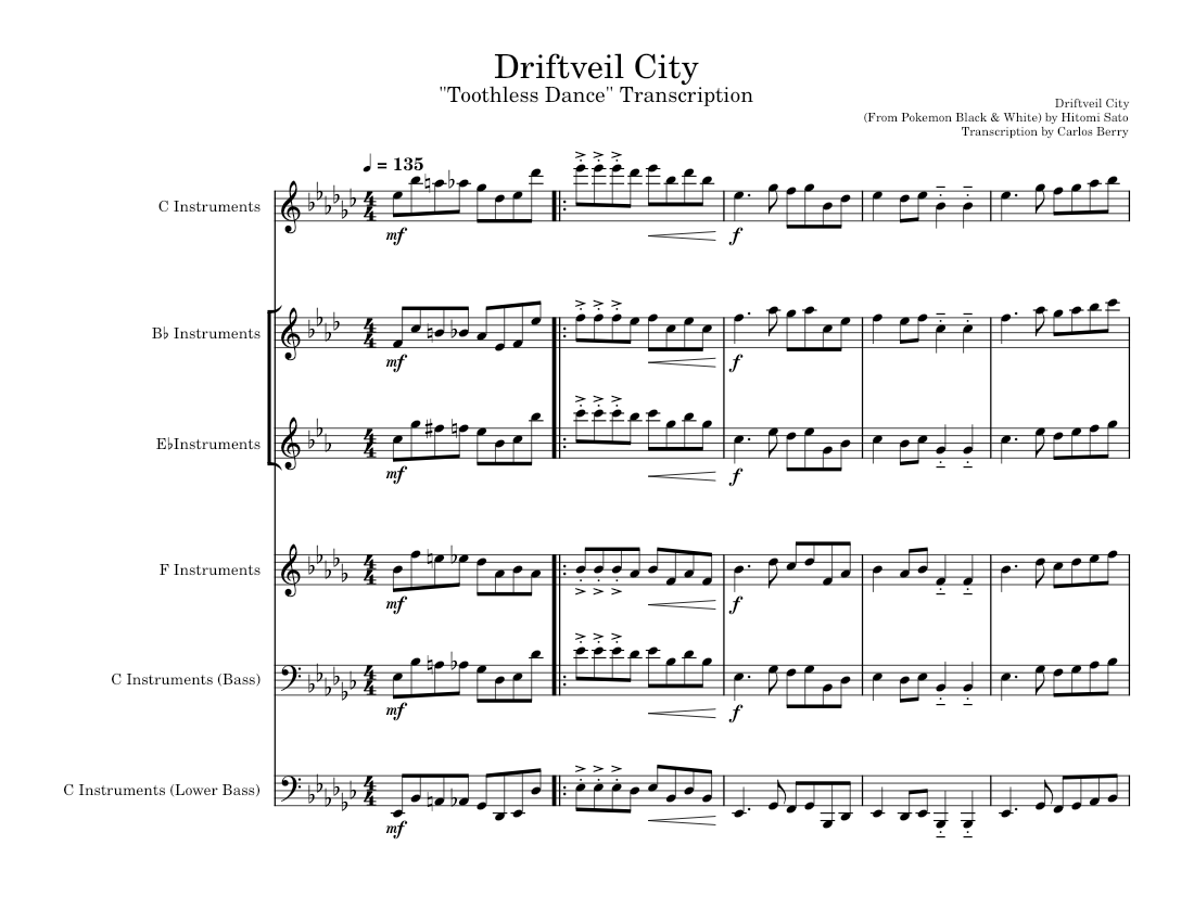 Driftveil City – Hitomi Sato Driftveil City "Toothless dance ...