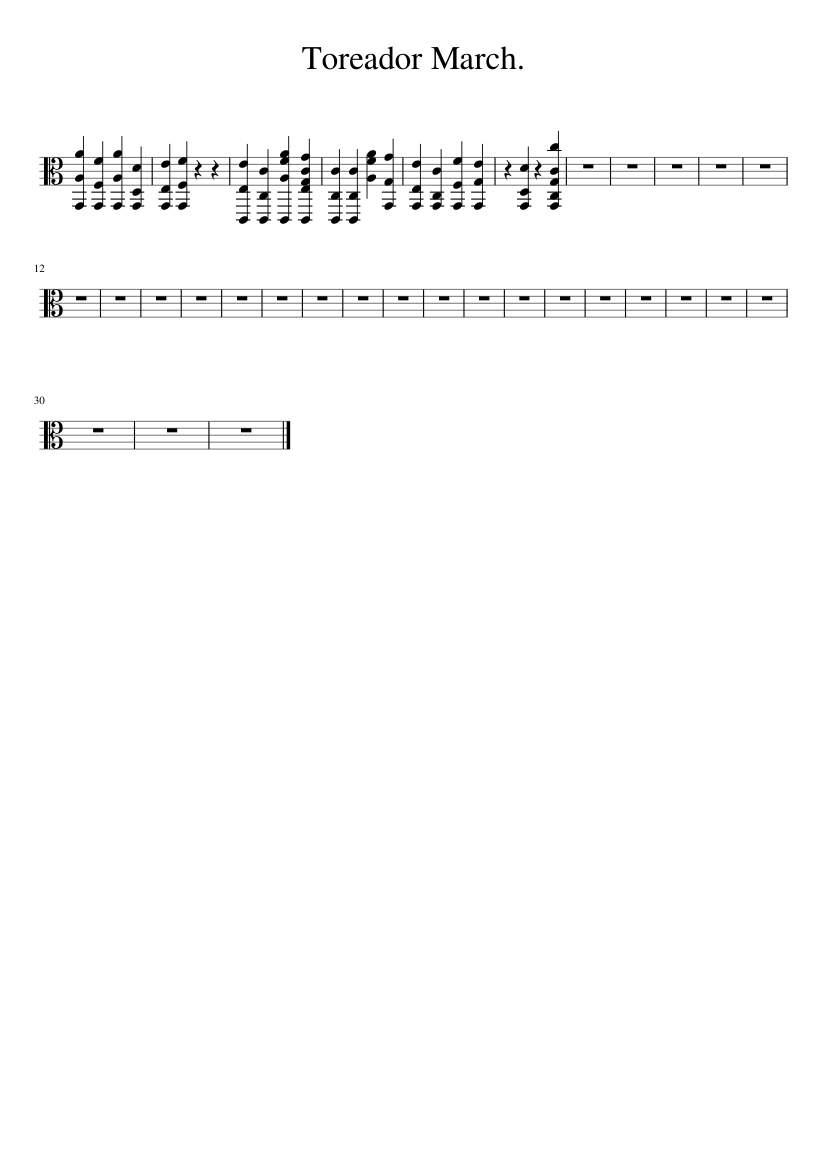 Toreador March (Carmen Overture) - Five Nights at Freddy's - Freddy ...