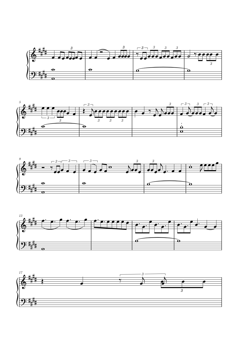 DtMF – Bad Bunny Sheet Music for Piano (Solo) easy | MuseScore.com