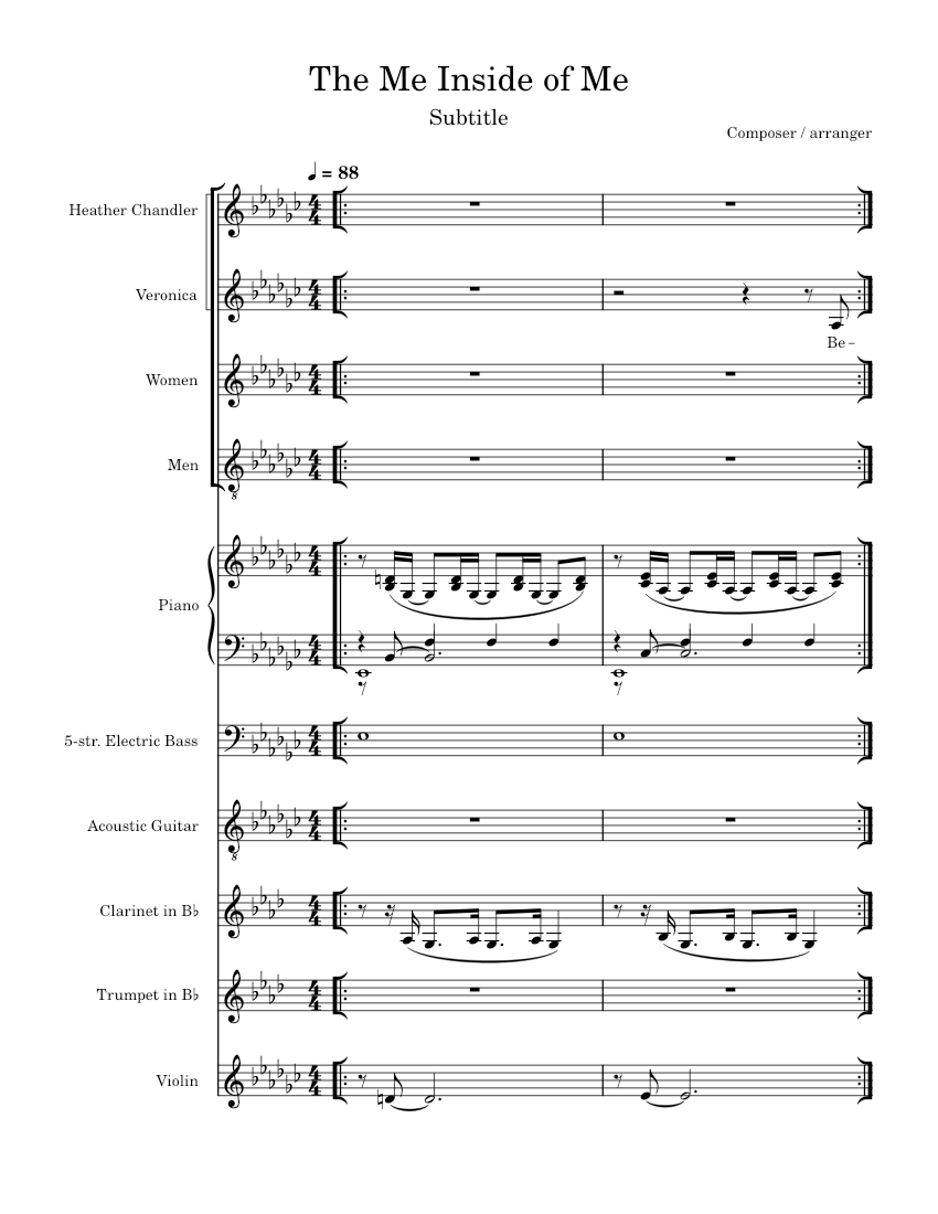 Heathers the musical - me inside of me – Misc Soundtrack Heathers the ...