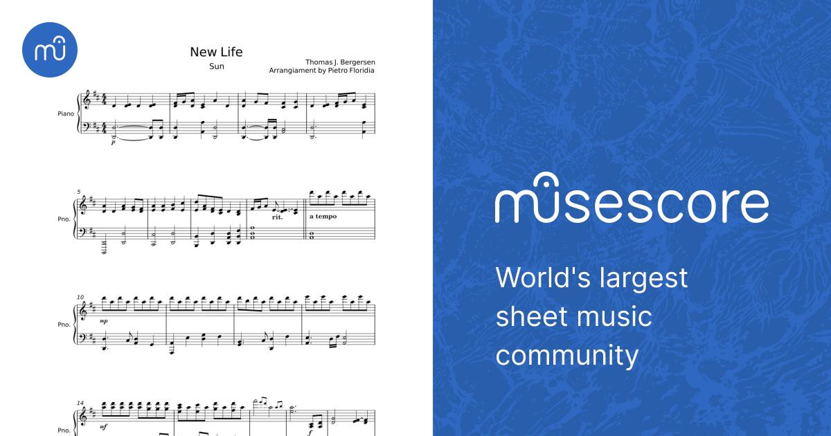 New Life – Thomas J. Bergersen Sheet music for Piano (Solo) | Musescore.com