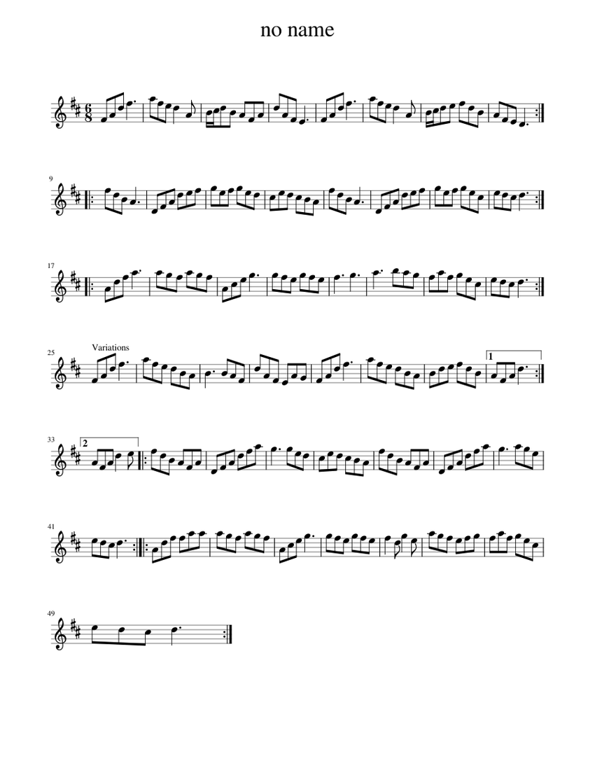 no name Sheet music for Piano (Solo) Easy | Musescore.com