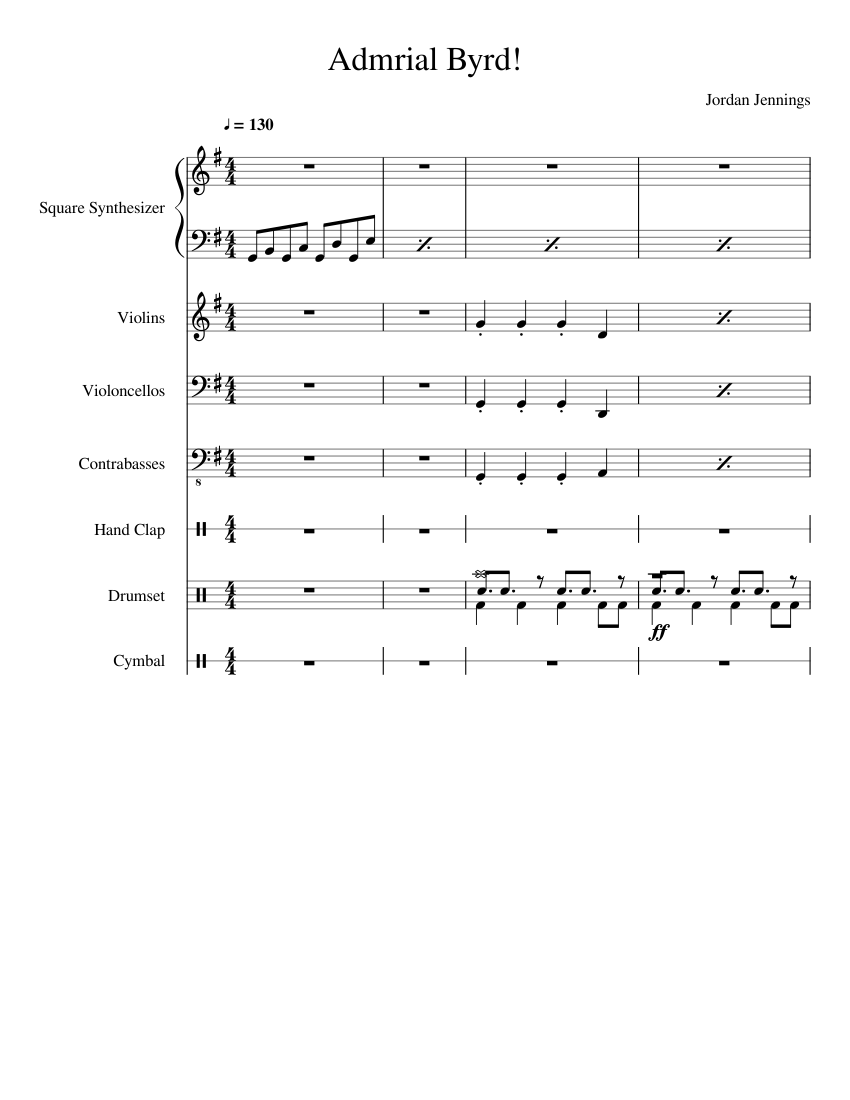 Admrial Byrd - piano tutorial