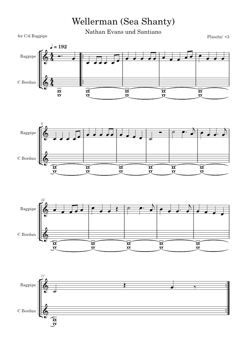 Wellerman – Misc Traditional (Sea Shanty) Nathan Evans and Santiano ...