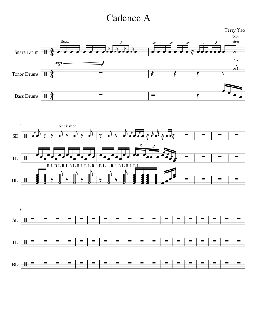 Cadence A - piano tutorial