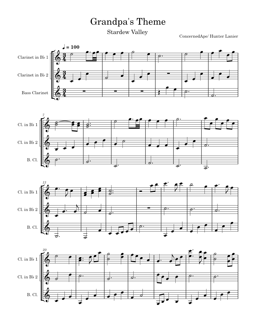 Stardew valley - grandpas theme – Misc Computer Games Grandpa's Theme ...