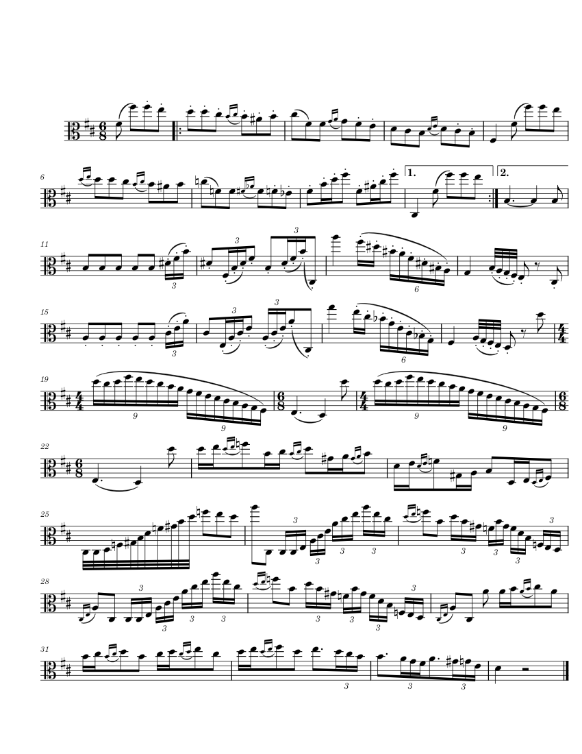 La Campanella - Franz Liszt Sheet Music for Viola (Solo) | MuseScore.com