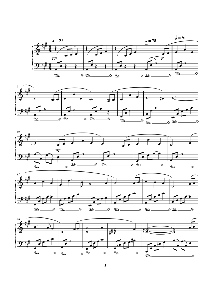 Serenade To Spring - piano tutorial