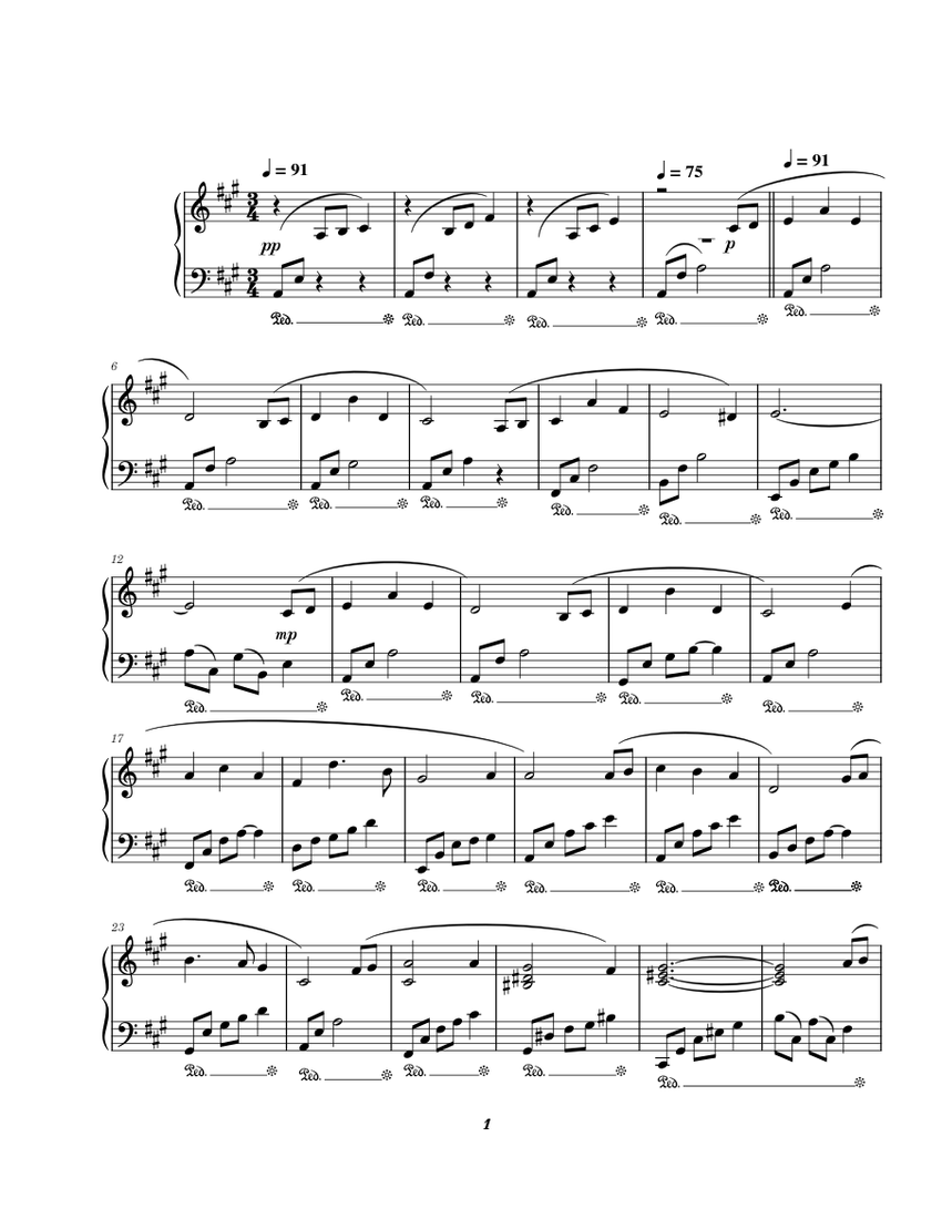 Serenade To Spring - piano tutorial