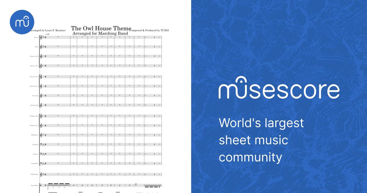 The Owl House Theme – Marching Band Arrangement Sheet music for ...