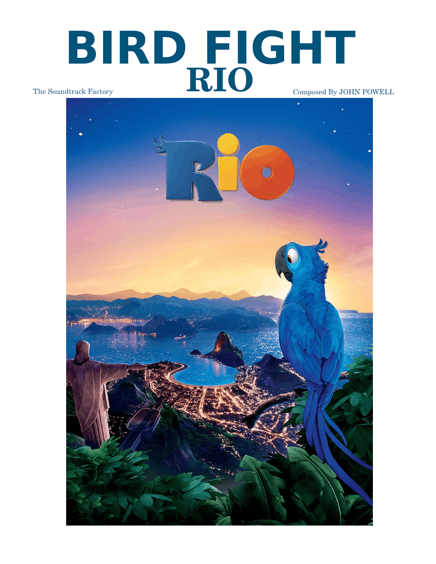 Rio: Bird Fight Sheet music for Trombone, Tuba, Flute piccolo, Flute ...