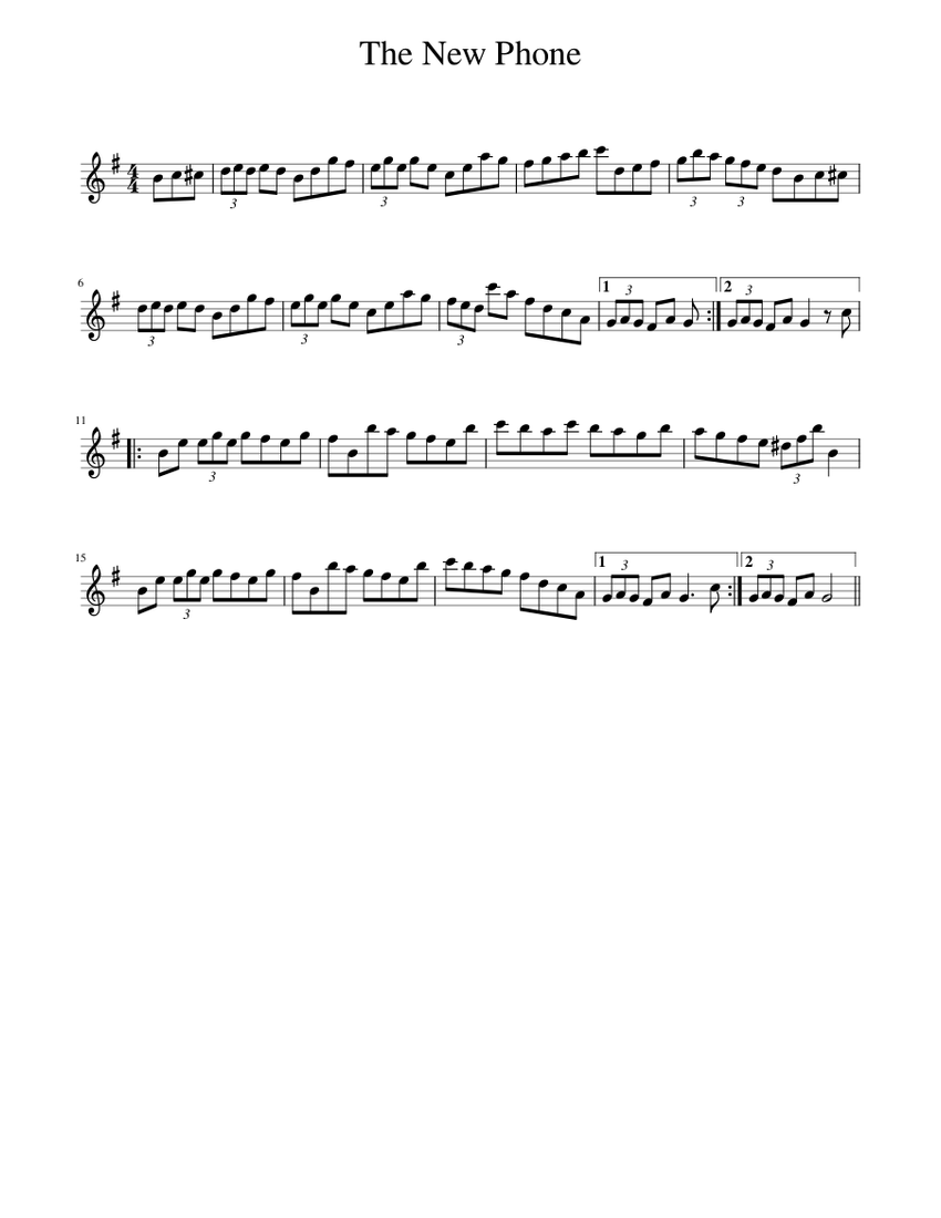 The New Phone Sheet music for Piano (Solo) Easy | Musescore.com