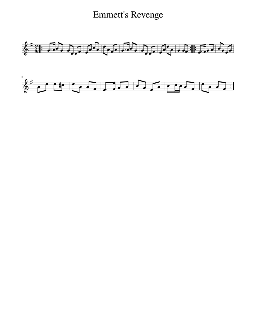 Emmett's Revenge Sheet music for Piano (Solo) Easy | Musescore.com