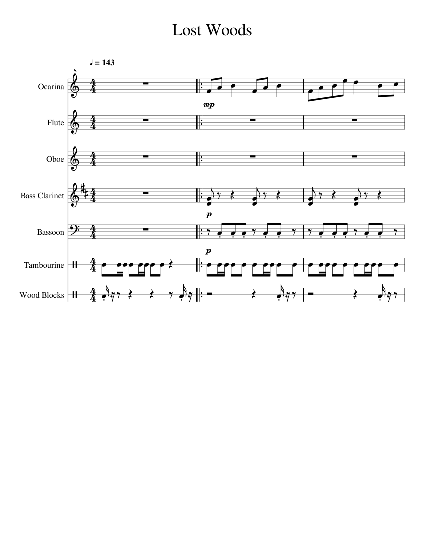 Lost Woods - piano tutorial