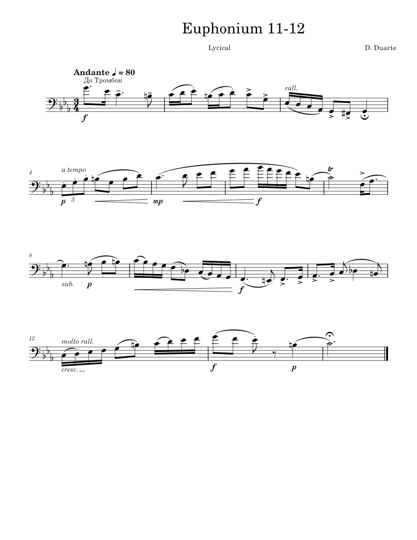 MTSBOA MIDSTATE 11-12 2025 Euphonium Technical, Lyrical, and Scales ...