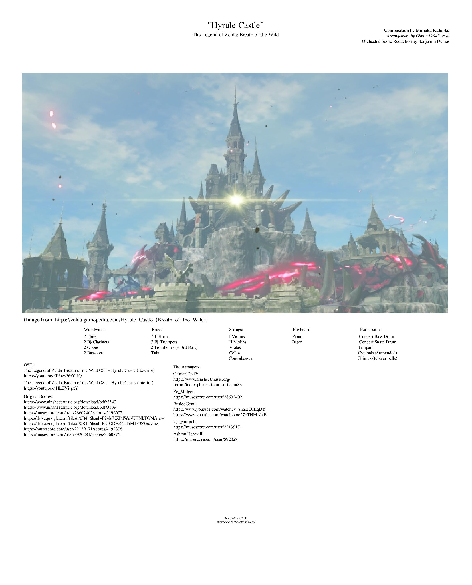 Hyrule Castle - The Legend of Zelda: Breath of the Wild (Orchestral ...