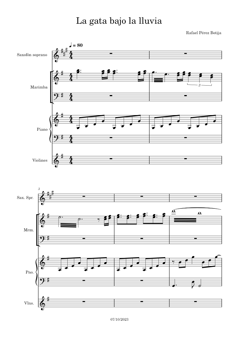 La Gata Bajo la Lluvia – Rafael Pérez Botija La gata bajo la lluvia ...