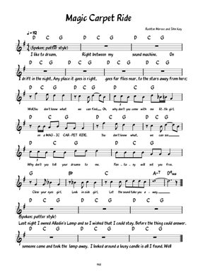 Magic Carpet Ride Steppenwolf