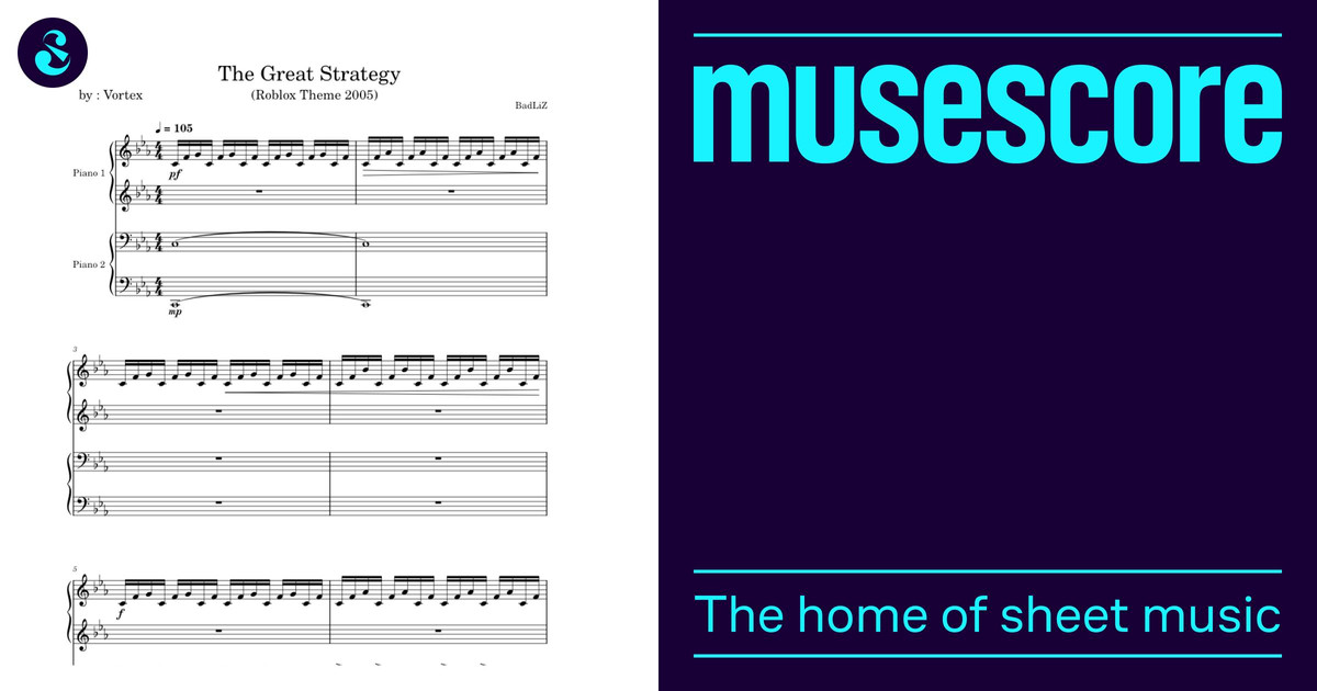 The Great Strategy – BadLiZ BadLiZ - The Great Strategy Sheet music for ...