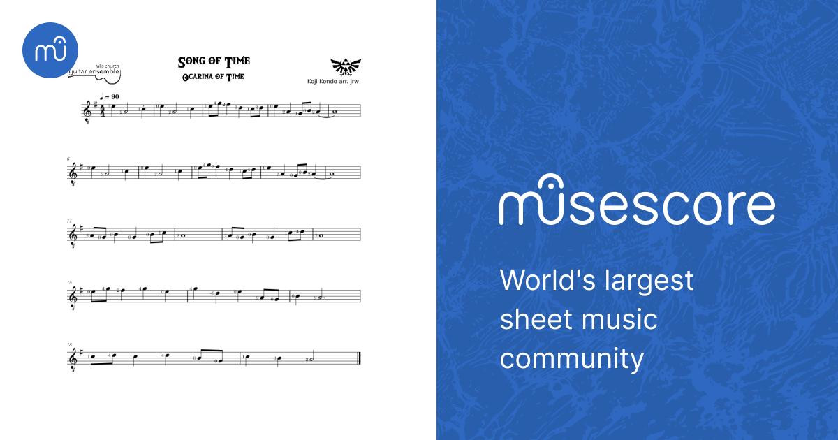 Song of Time Sheet music for Guitar (Solo) | Musescore.com