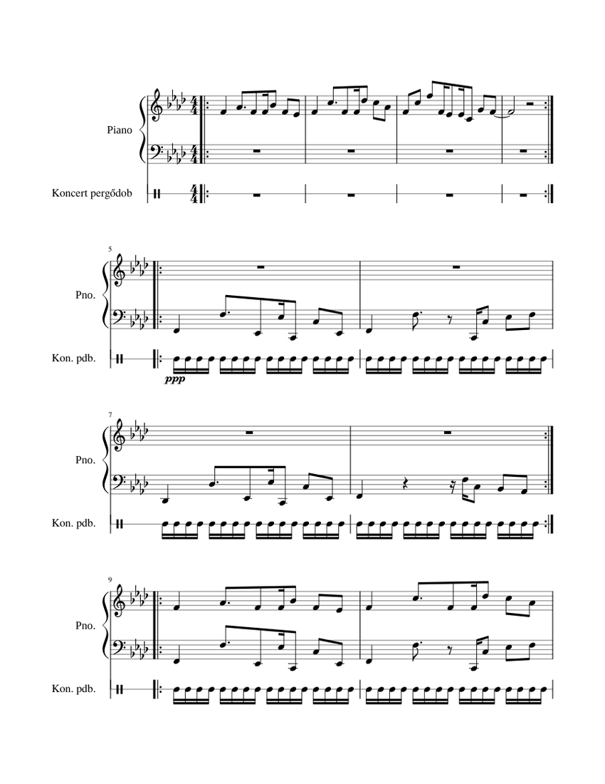 Beverly Hills - Weezer Sheet music for Piano, Snare drum (Mixed Duet ...