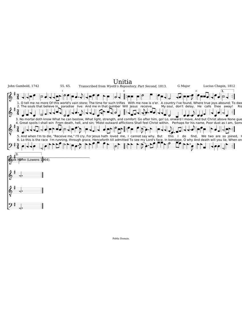 Unitia Lucius Chapin Piano Tutorial