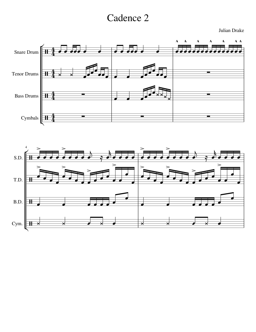 Cadence - piano tutorial