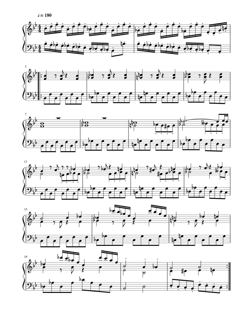 Original Pokemon Battle Theme Sheet music for Synthesizer (Solo ...