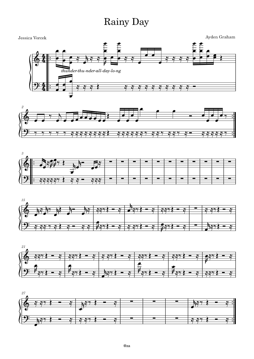 Rain Day No 14, op. 70, No.123 – Ludwig van Beethoven The Rainy Day ...