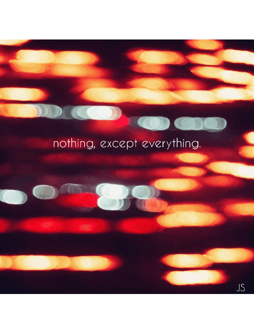 nothing, except everything. Sheet music for Piano (Solo) | Musescore.com