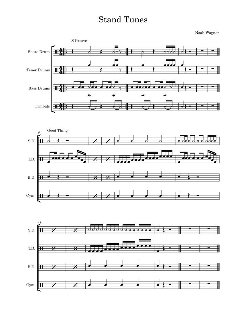 Stand Tunes - piano tutorial