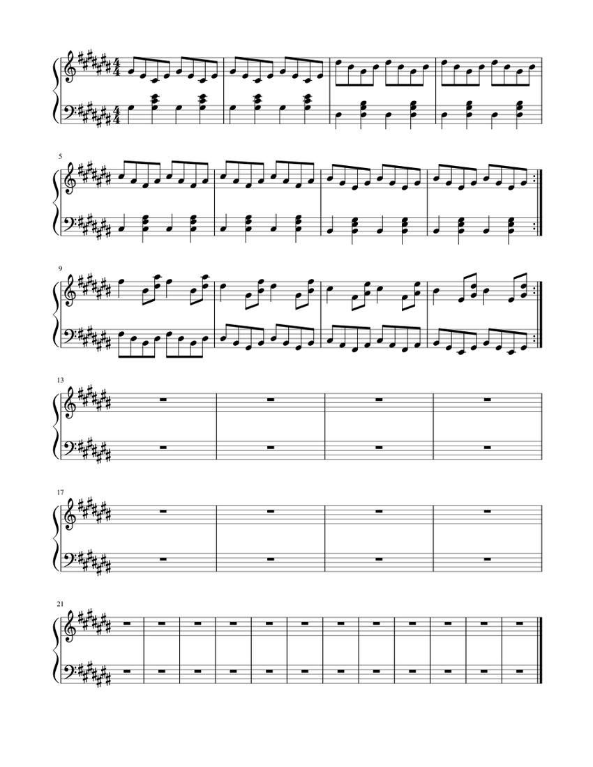 rip Sheet music for Piano (Solo) | Musescore.com