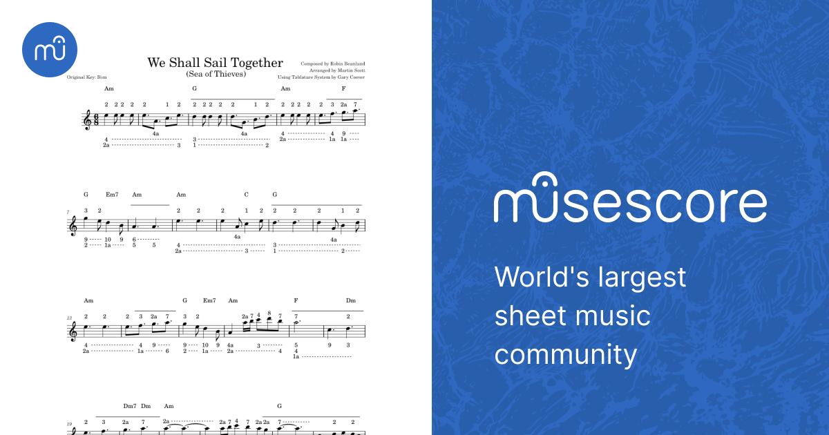 We Shall Sail Together – Sea of Thieves , Robin Beanland (Anglo ...