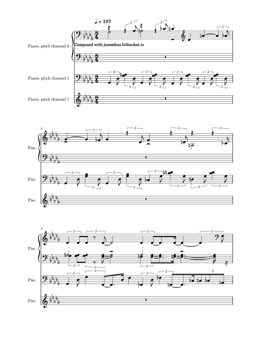 Drifting Time Misplaced – The Caretaker F2 - Drifting Time Misplaced (Piano solo) Sheet music ...