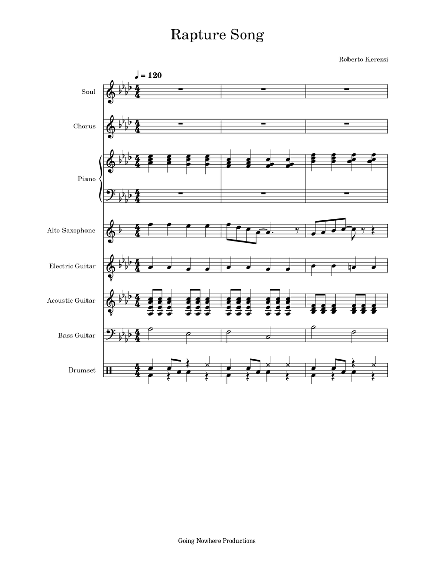 Rapture Song - piano tutorial