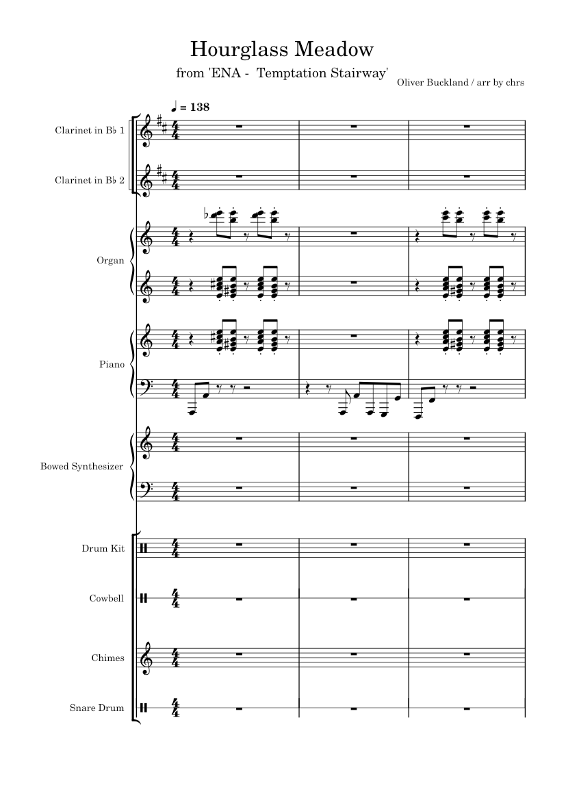 Hourglass Meadow – Oliver Buckland (COMPLETELY FINISHED) Sheet Music ...