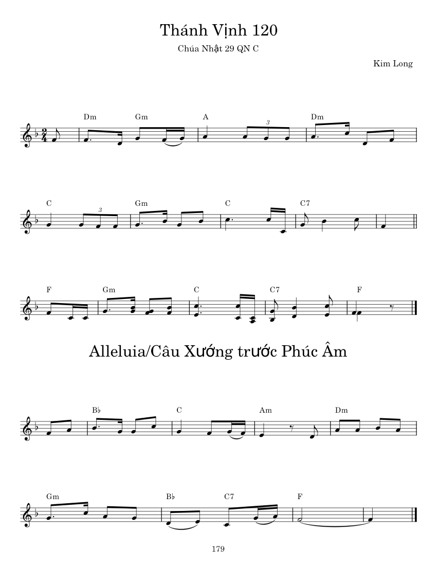 Medley - Lm. Kim Long Sheet music for Synthesizer (Solo) | Musescore.com