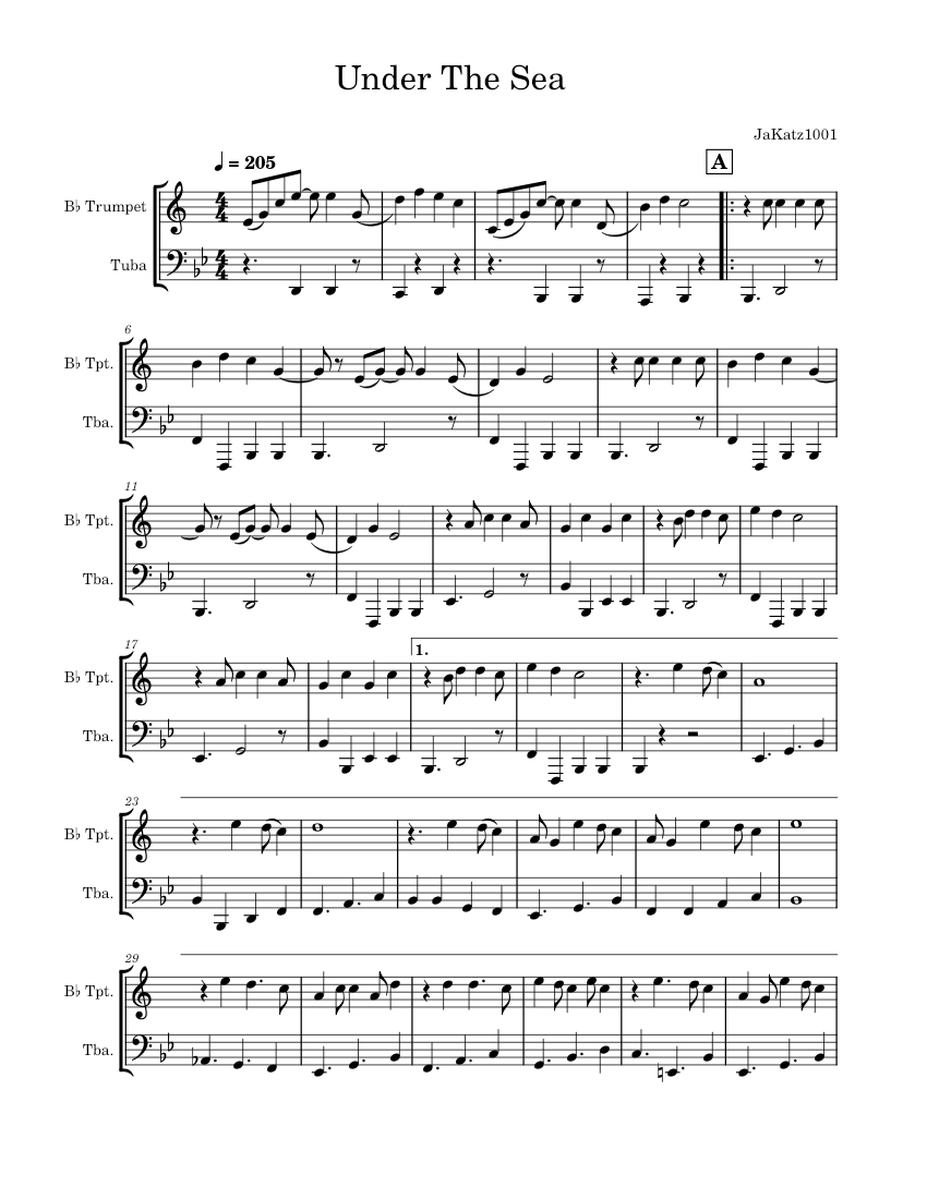 Under The Sea (from The Little Mermaid) – Alan Menken Under The Sea ...