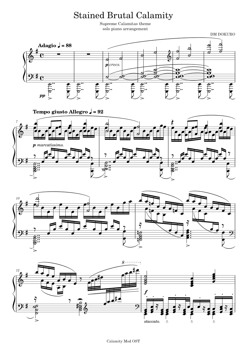Stained_Brutal_Calamity Solo Piano – DM DOKURO Stained Brutal Calamity Solo Piano – DM DOKURO ...