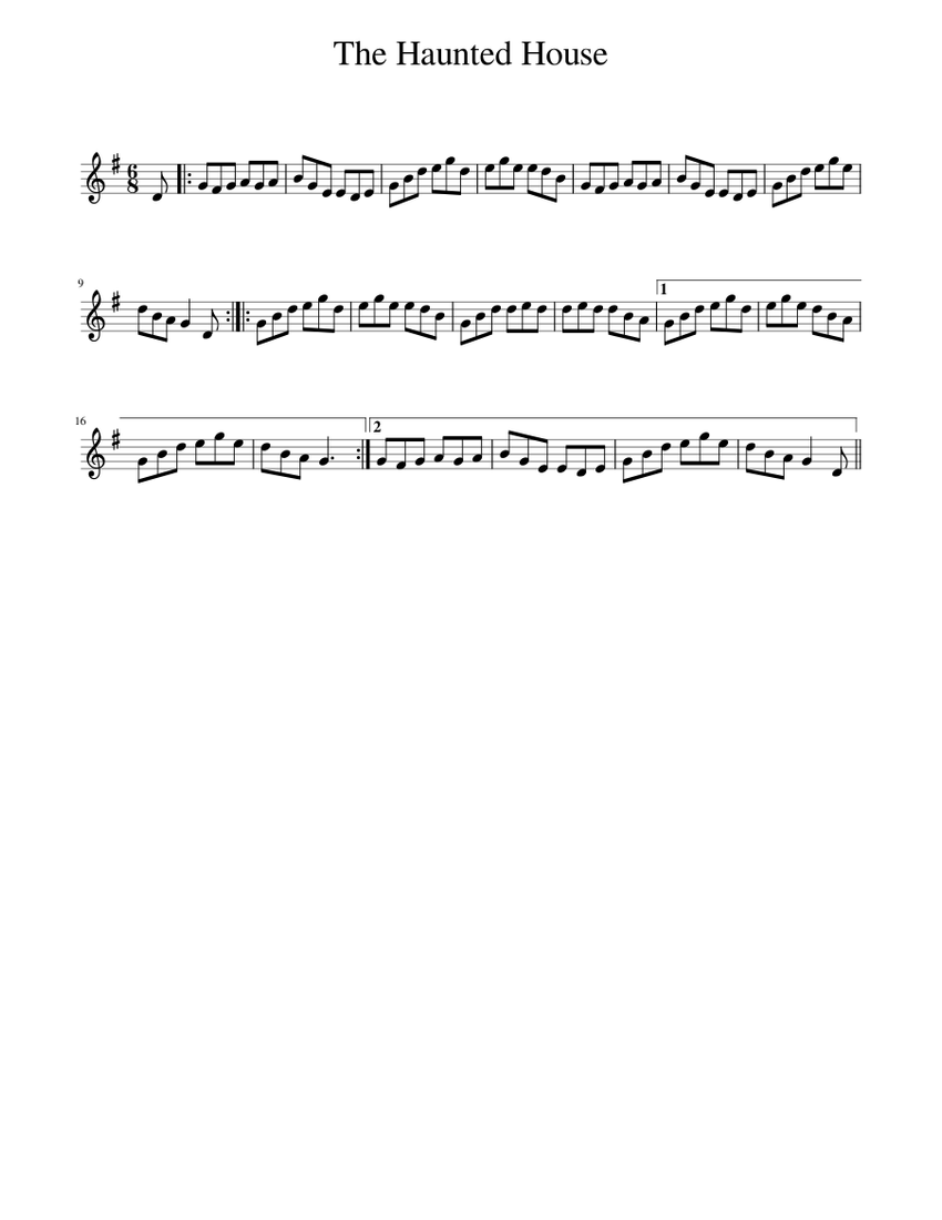 The Haunted House - piano tutorial