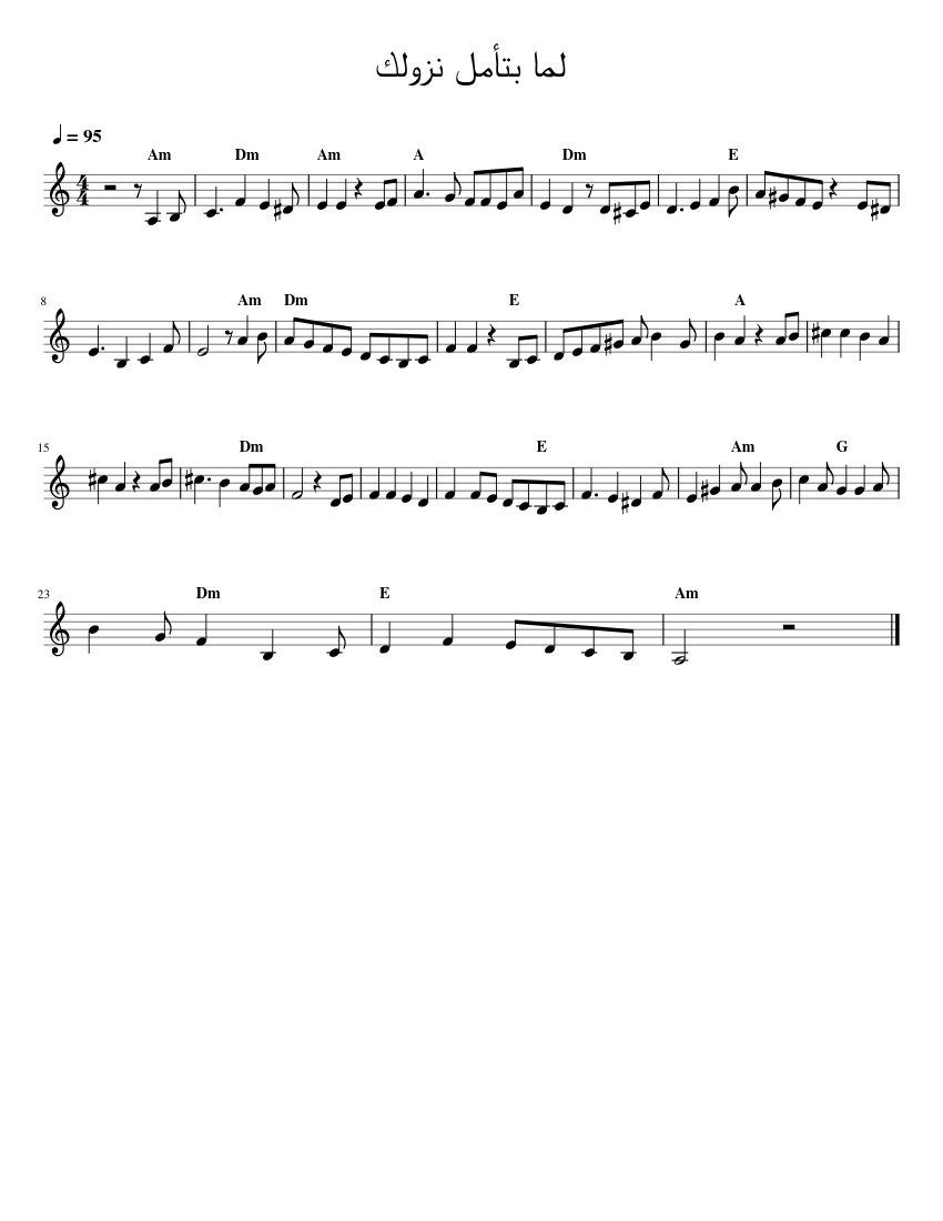 lma_bat2amal Sheet music for Piano (Solo) | Musescore.com