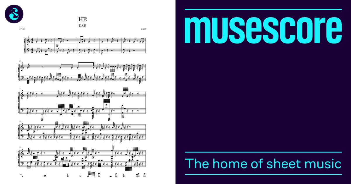 HE Sheet music for Piano (Solo) | Musescore.com