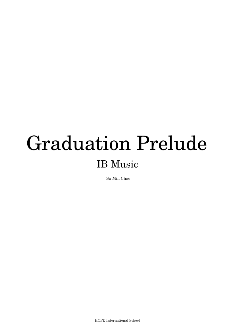 Graduation Prelude Sheet music for Piano, Violin, Cello (Mixed Quintet ...