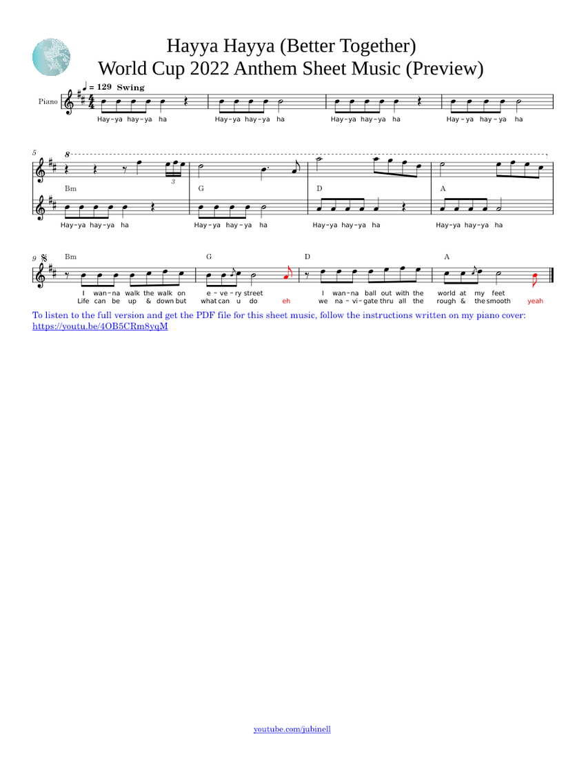 FIFA World Cup 2022 Official Soundtrack - Hayya Hayya (Better Together ...