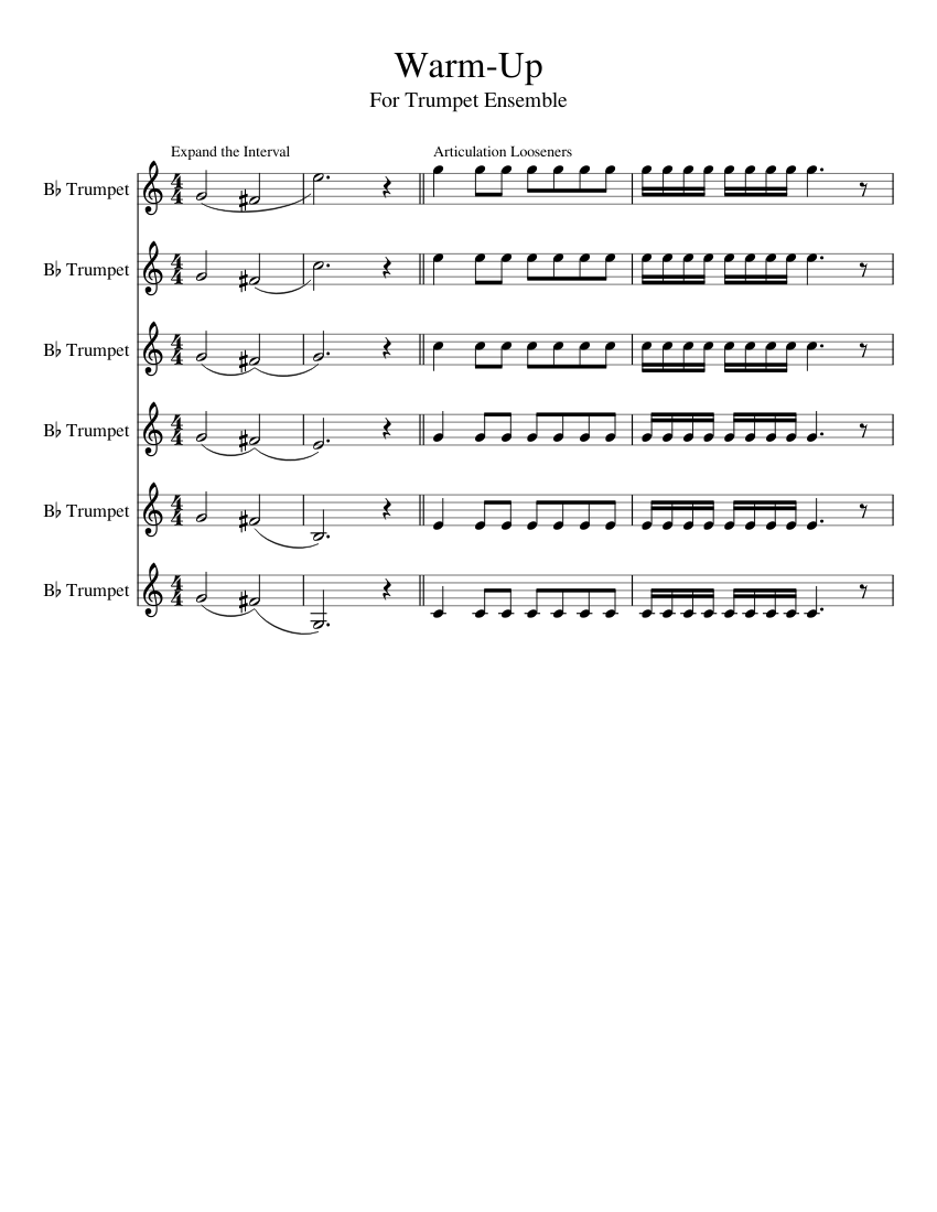 Warm-Up - piano tutorial