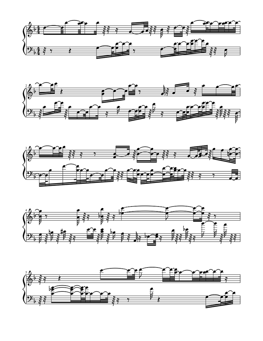 Incredible Hulk Sad song Sheet music for Piano (Solo) | Musescore.com