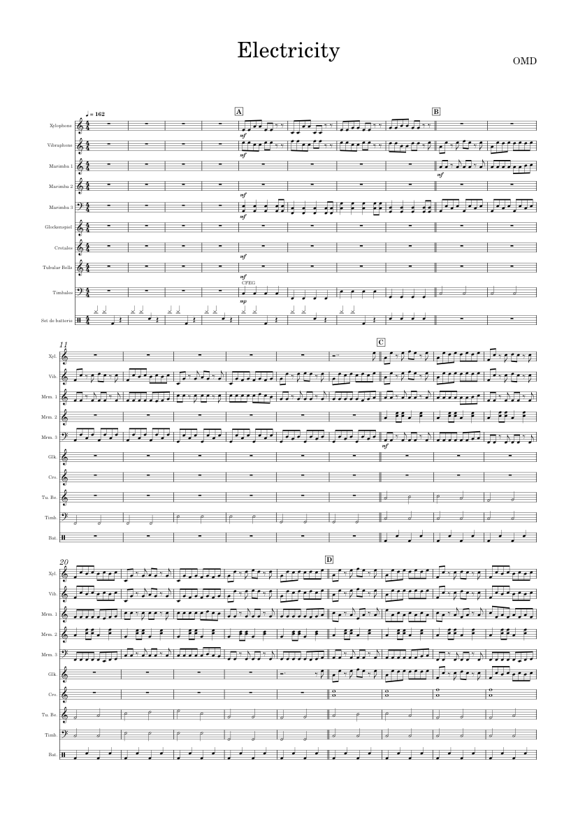 Electricity – Orchestral Manoeuvres in the Dark (OMD) Electricity - OMD ...