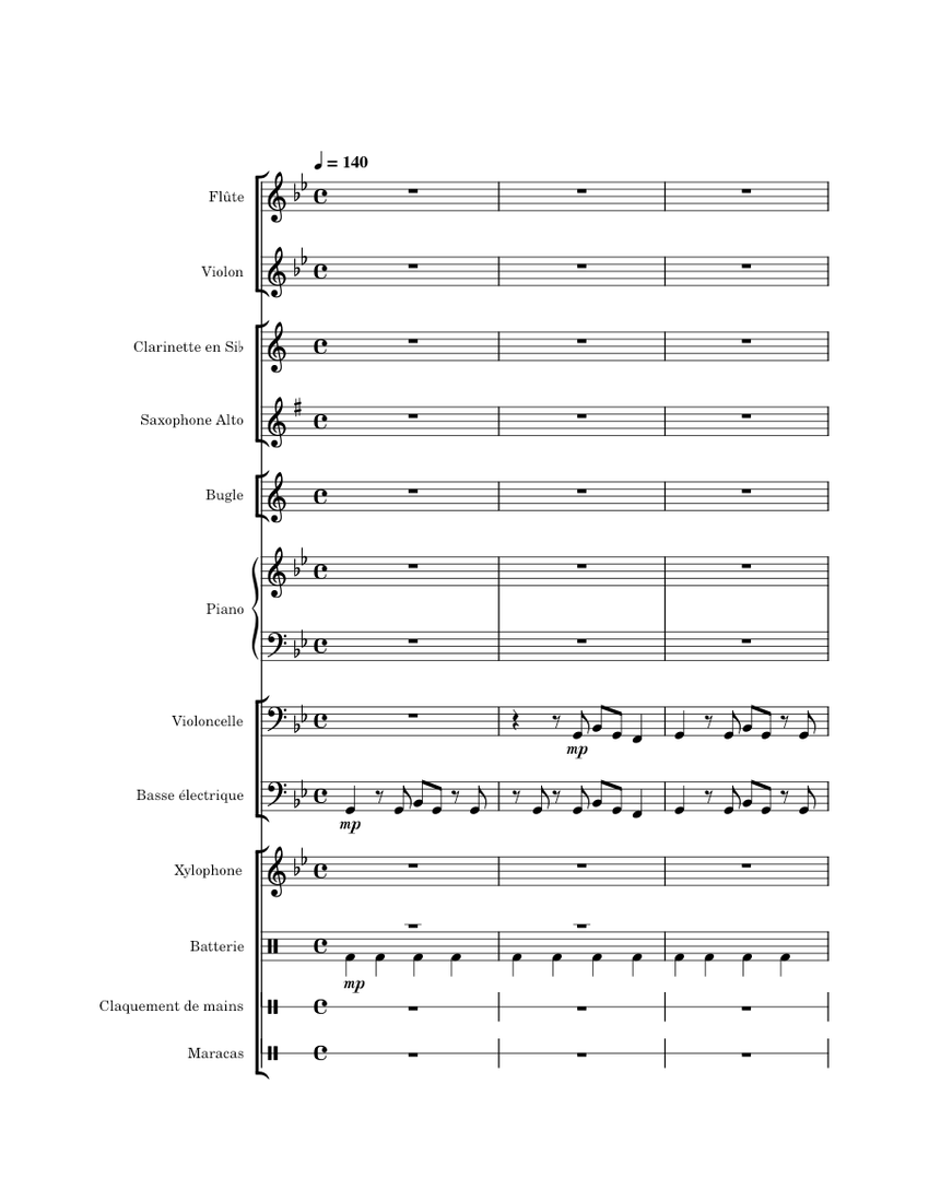 Bad guy - Billie Eilish Sheet music for Piano, Flugelhorn, Flute ...