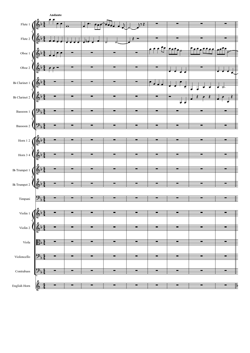 English Horn Parts